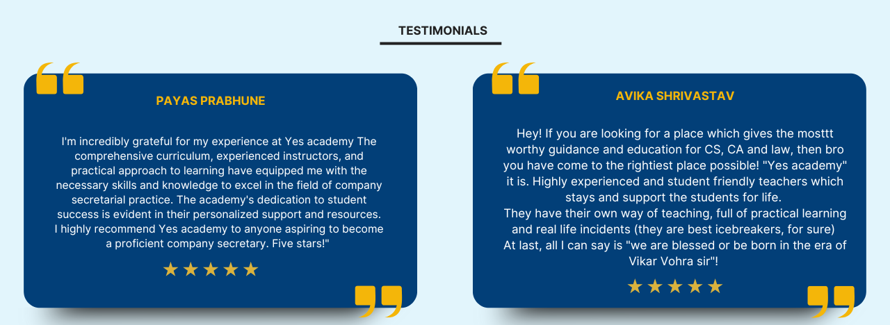 YES Academy for CA, CS and Law. Law Entrance Test Series | Mock Tests ...