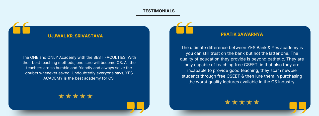 YES Academy for CA, CS and Law. Law Entrance Test Series | Mock Tests ...